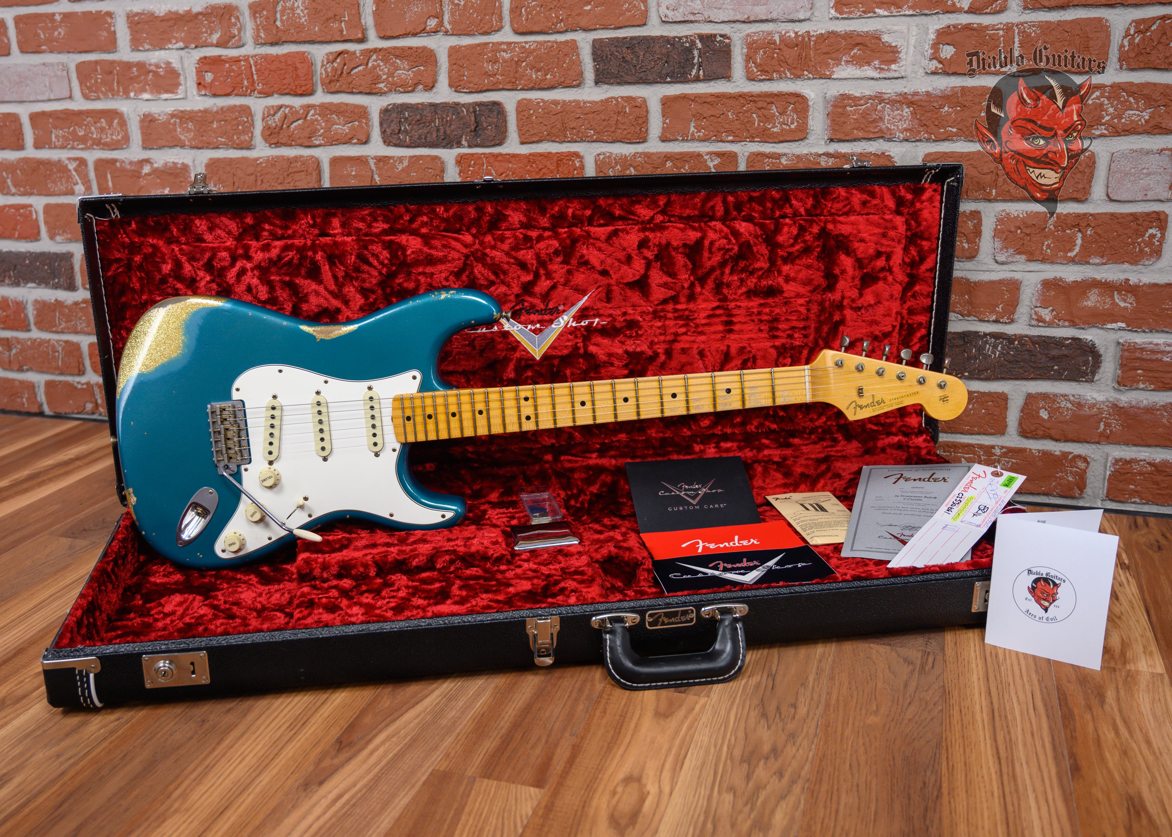 Fender Custom Shop 2017 Limited NAMM 64 Stratocaster Relic 2017 Ocean ...