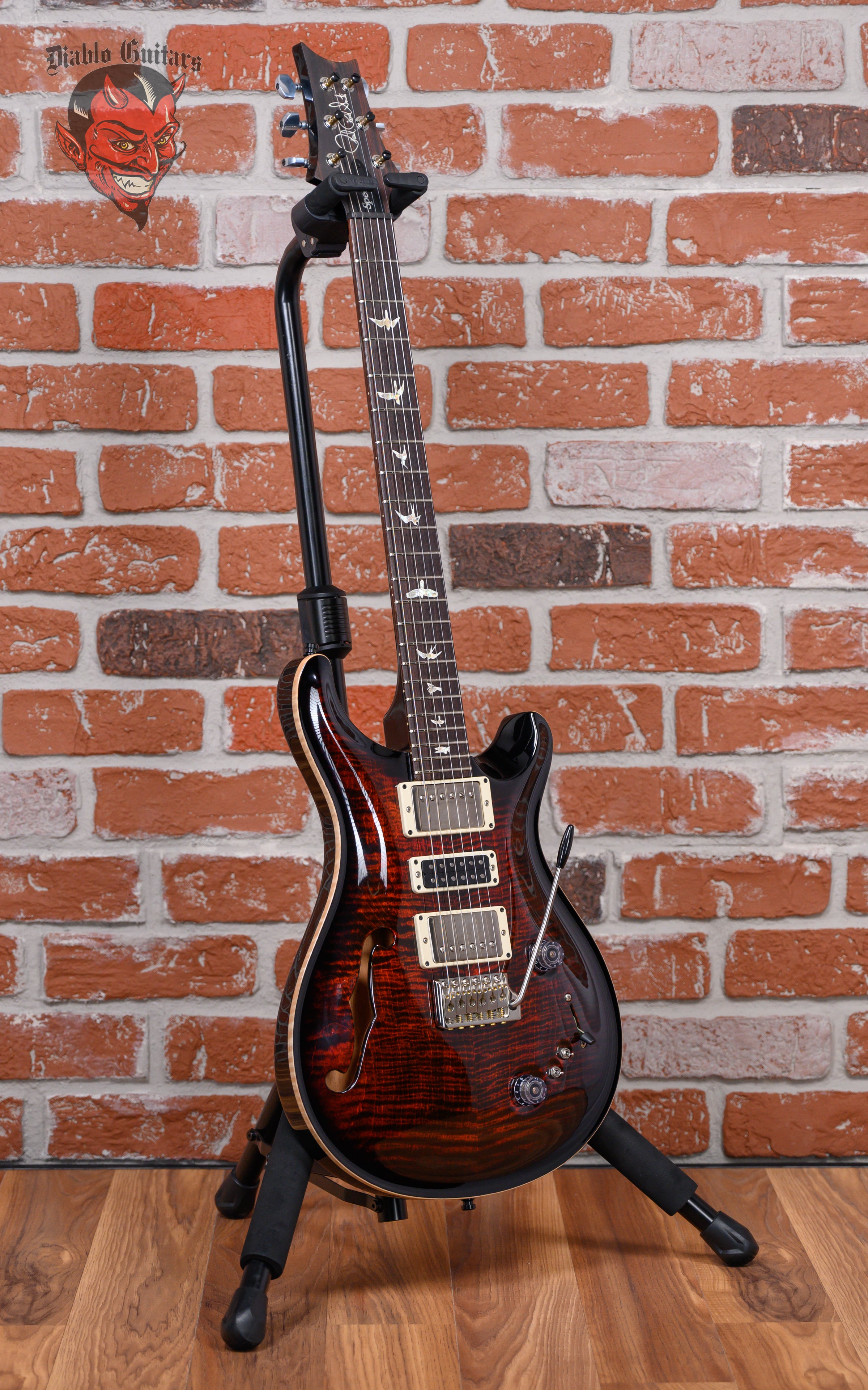 PRS Special Semi-Hollow Flamed Maple Top Black Cherry Burst 2022 w/OHS ...