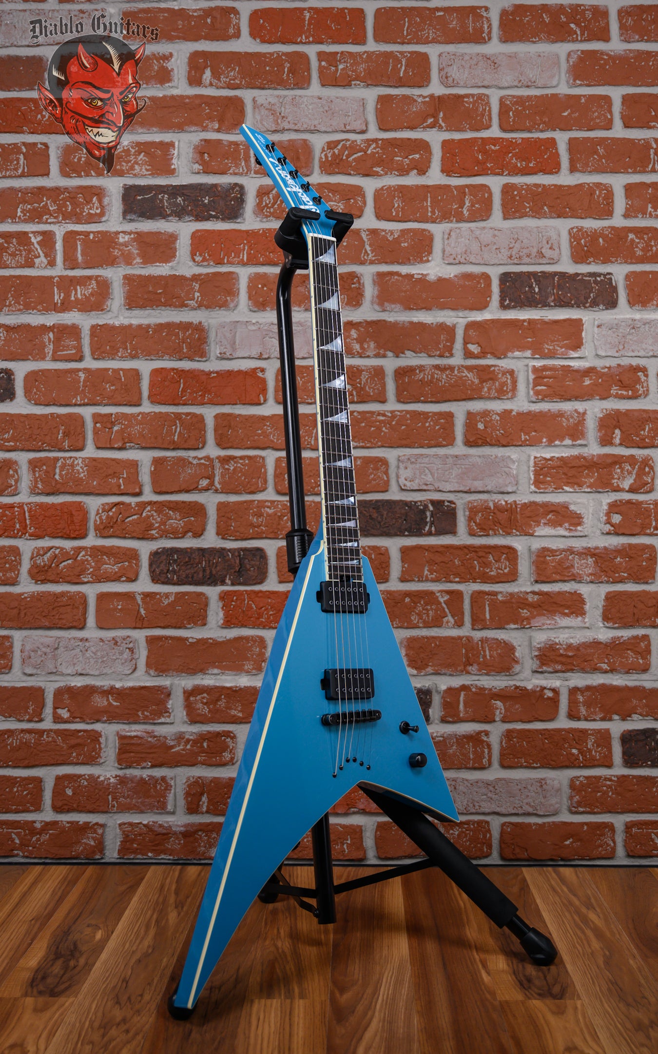Jackson USA Custom Shop RR1 Rhoads Slab Top Blue Frost Nitro Relic Stu ...