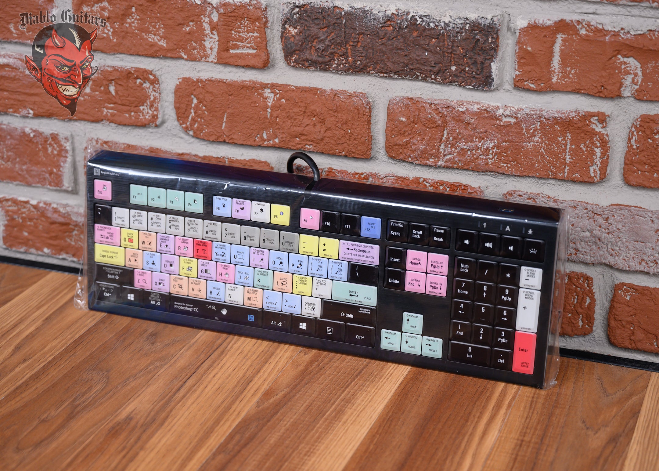 Logickeyboard Adobe Photoshop CC ASTRA2 Backlit Keyboard – Windows US ...