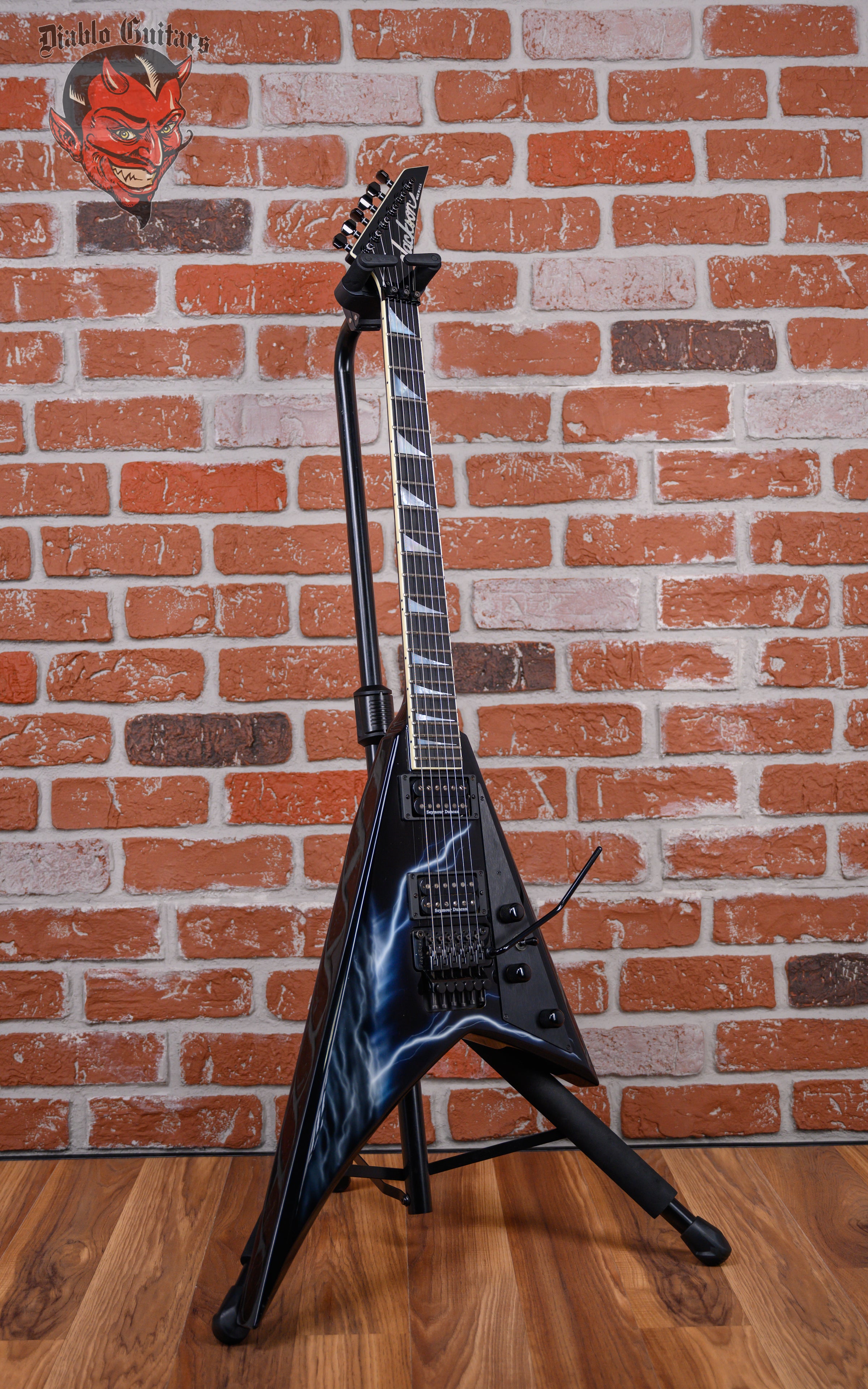 Jackson USA Custom Select RR1 Rhoads Lightning Sky 2014 w/OHSC – Diablo ...