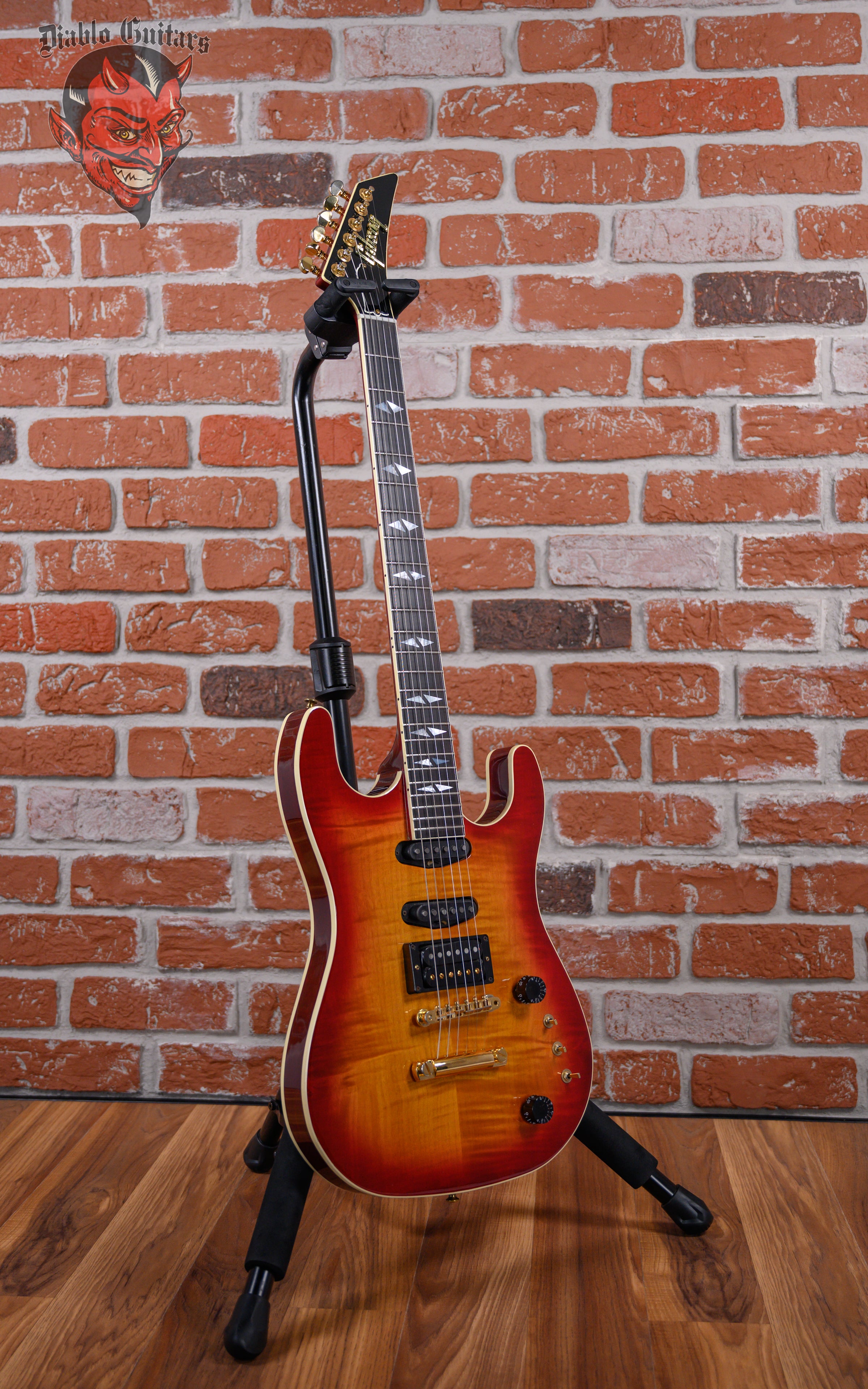 Gibson US-1 Flame Maple Top Heritage Cherry Sunburst 1986 w/OHSC ...