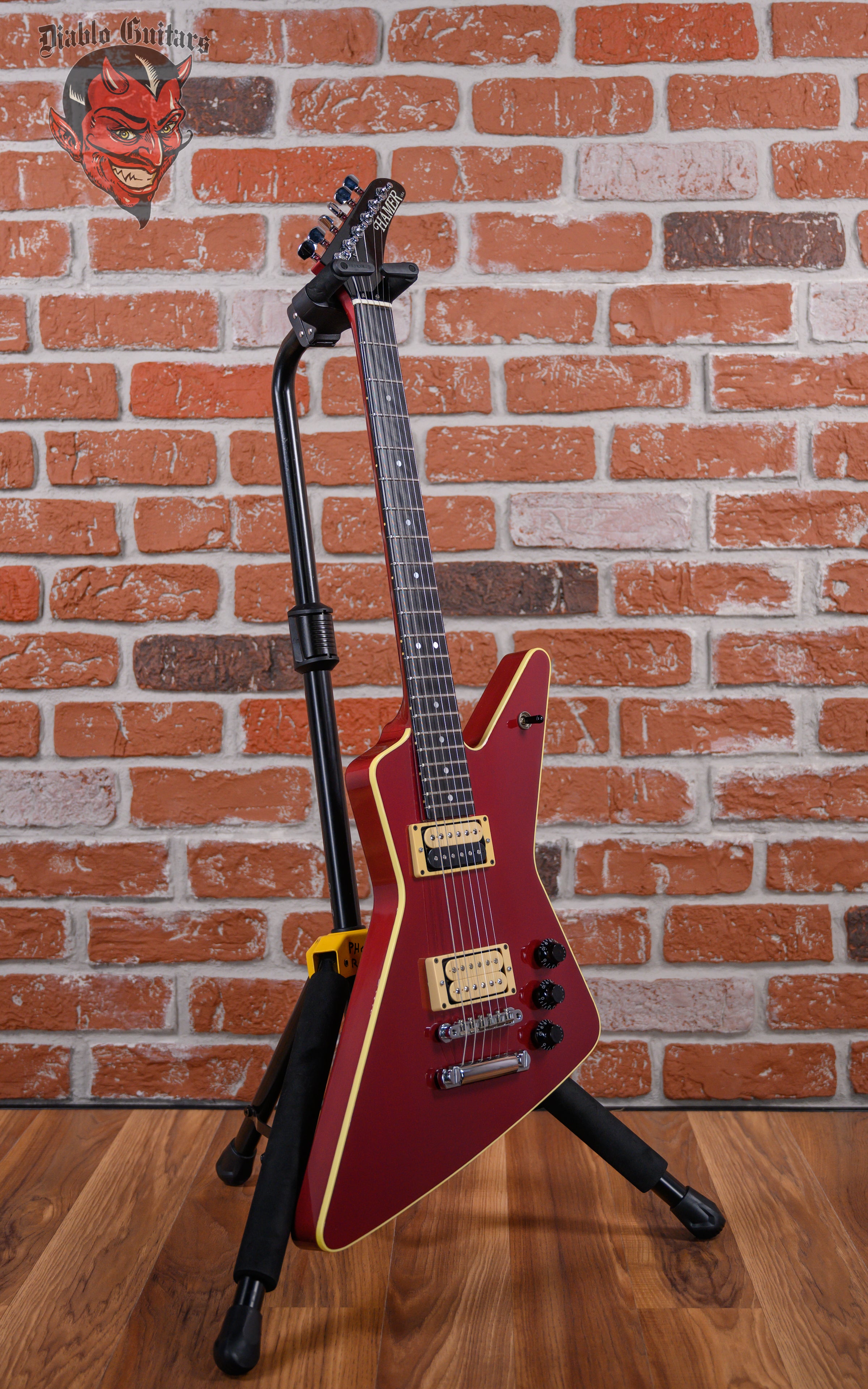 Hamer USA Custom Shop Standard 3/4 Raspberry Metallic 1980 w/OHSC ...