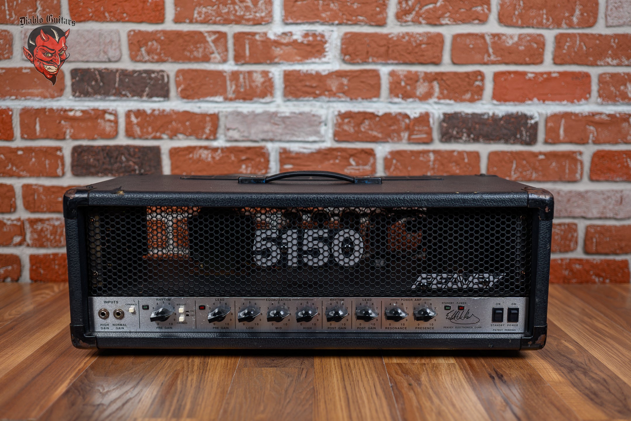 Peavey 5150 "Script" 2-Channel 120-Watt Guitar Amp Head 1993 Black ...