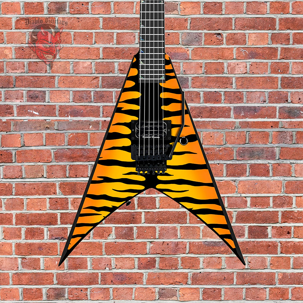 (Pre-Order) Jackson "Tiger King" USA Custom Shop King V KV-1H Bengal T ...
