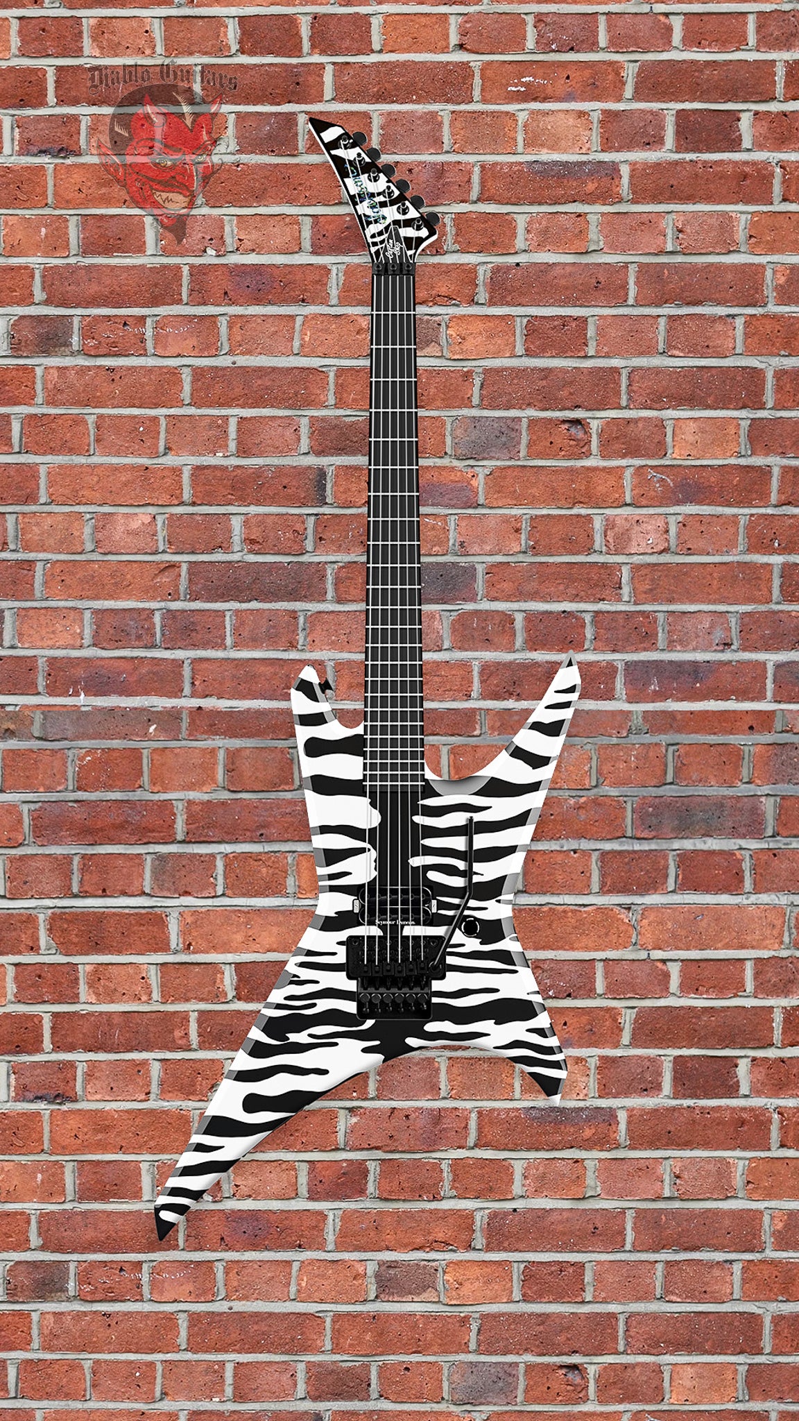 (Pre-Order) Jackson Custom Shop "Zebra Warrior Princess" 1-Hum Zebra R ...