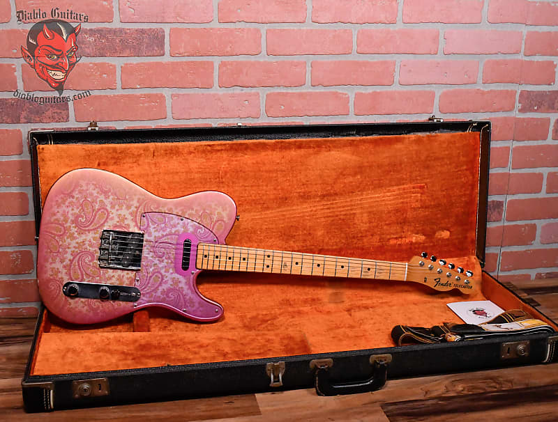 Fender Vintage Telecaster 1968 Conversion Refin Pink Paisley w/OHSC ...